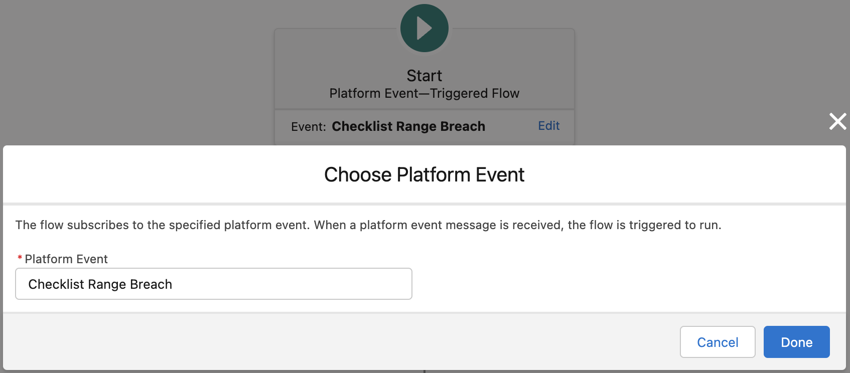 Create Check Escalation Values